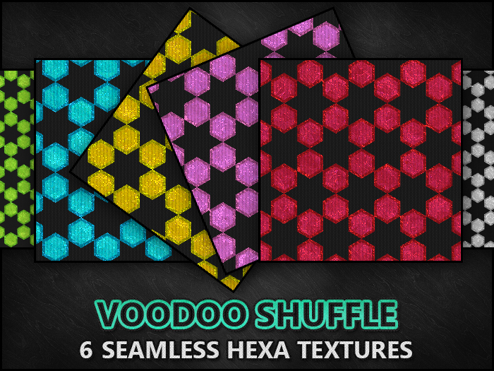 Second Life Marketplace - [VS] 6 Hexagram Textures